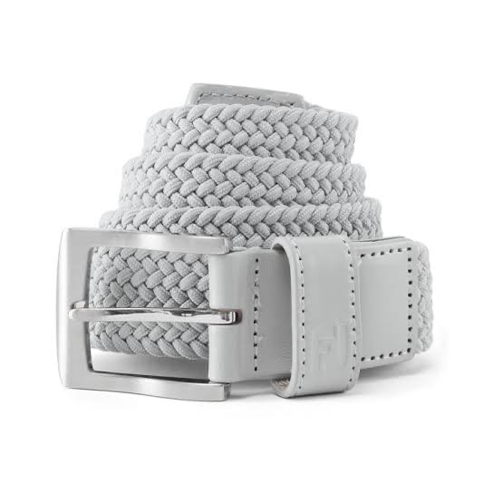FootJoy Golf Essential Braided Belt – Grey – Simply Golf SA